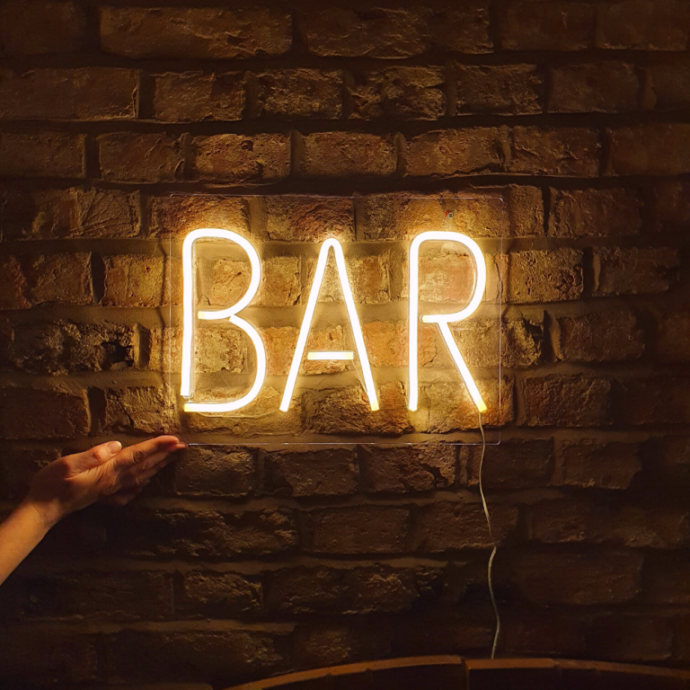 Bar Neon LED Sign | Plushlife