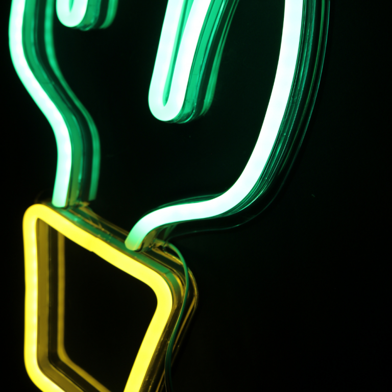 Cactus Neon LED Sign | Plushlife